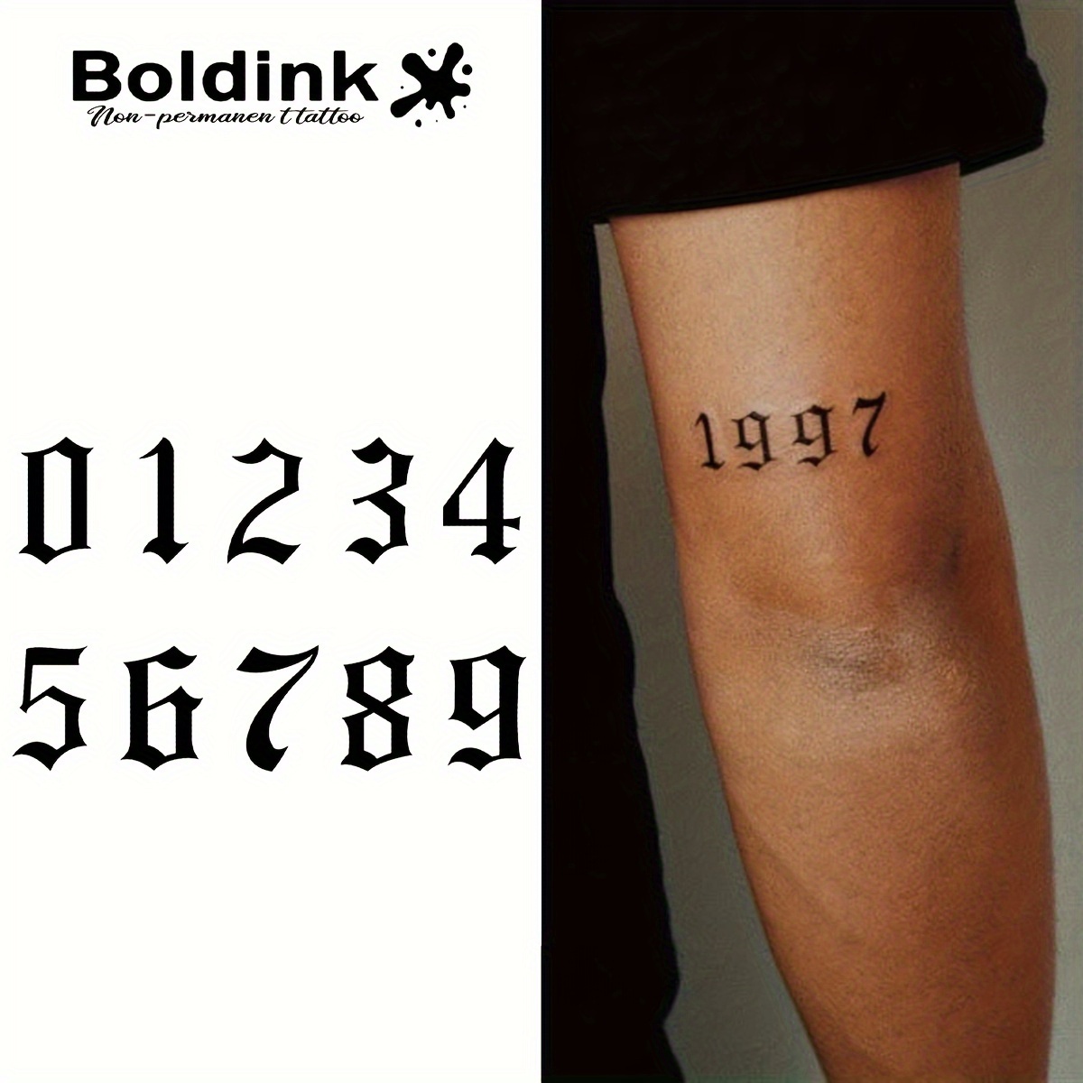 Font numbers for tattoos - Bronctattooaus.com