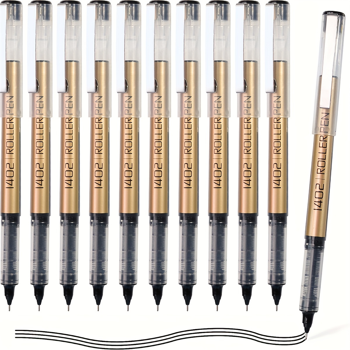 (wqn) Straight Pen Exquisite Design - Temu