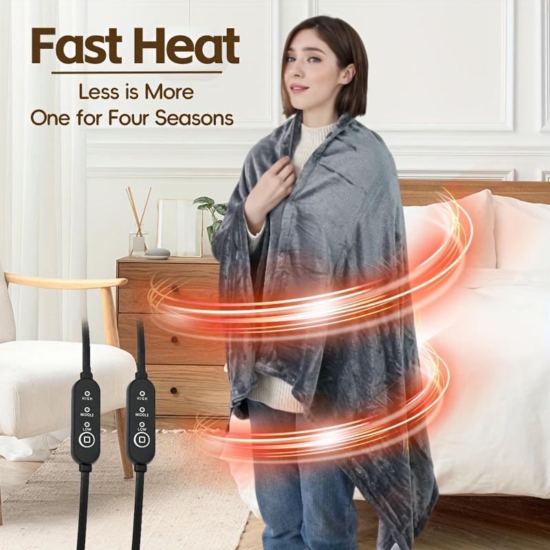 electric heating blanket sold on Temu Australia