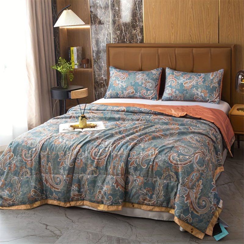 Washable Summer Bohemian Printed Summer Quilt (without - Temu Canada