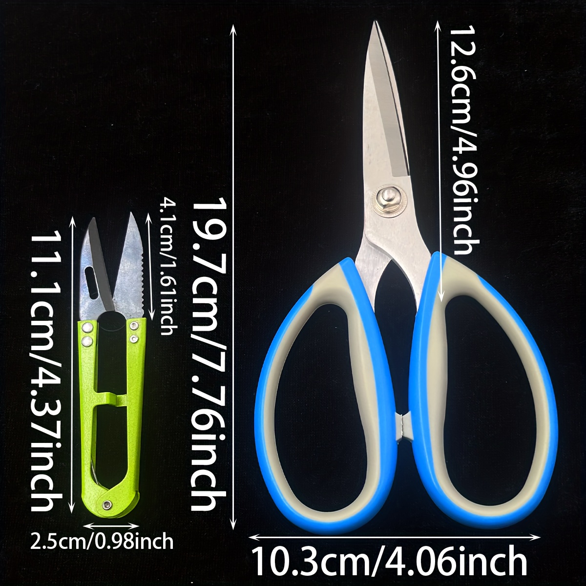 1pc 2pcs Ambidextrous Scissors Strong Multi Purpose Utility Shears For ...