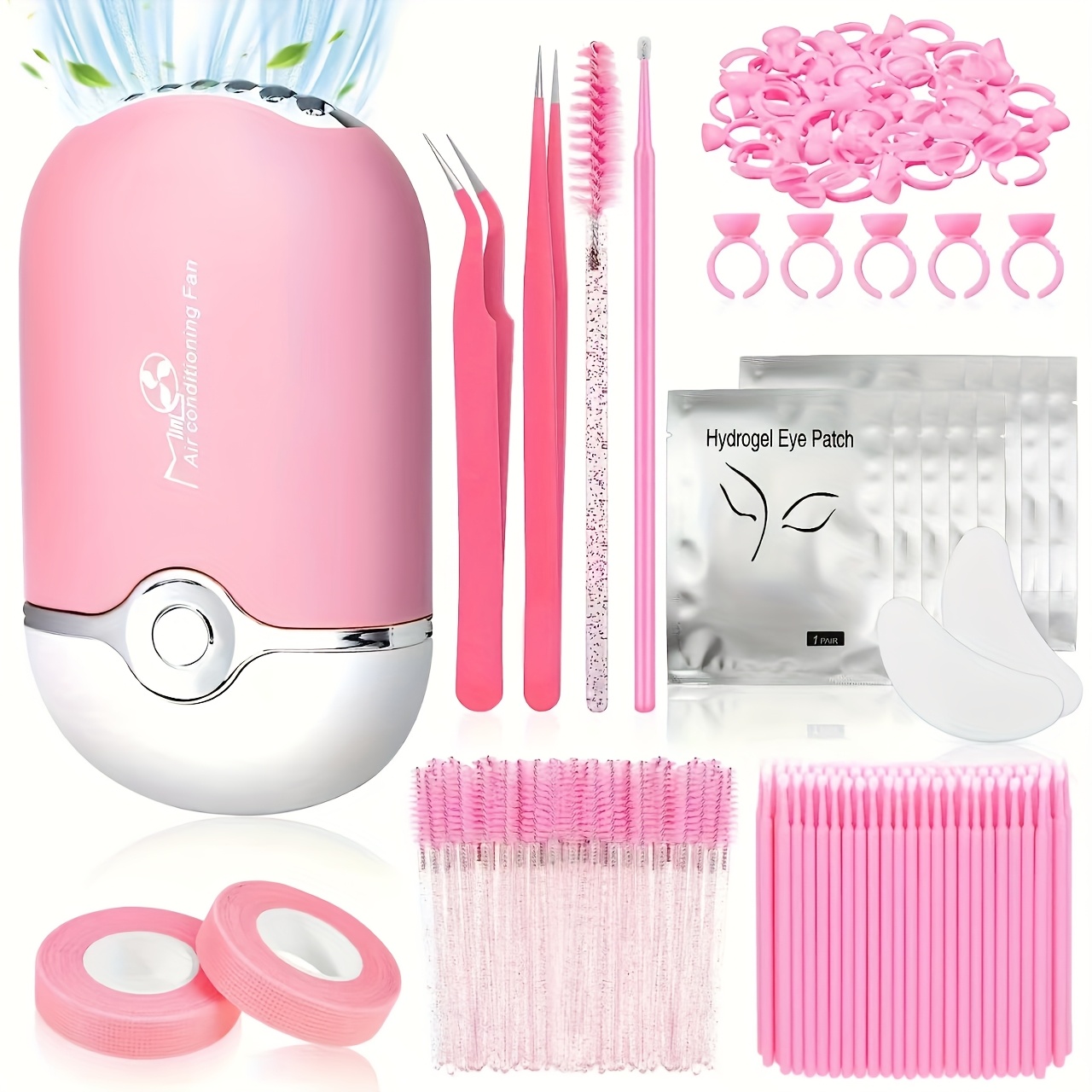 eyelash extension kit sold on Temu United States