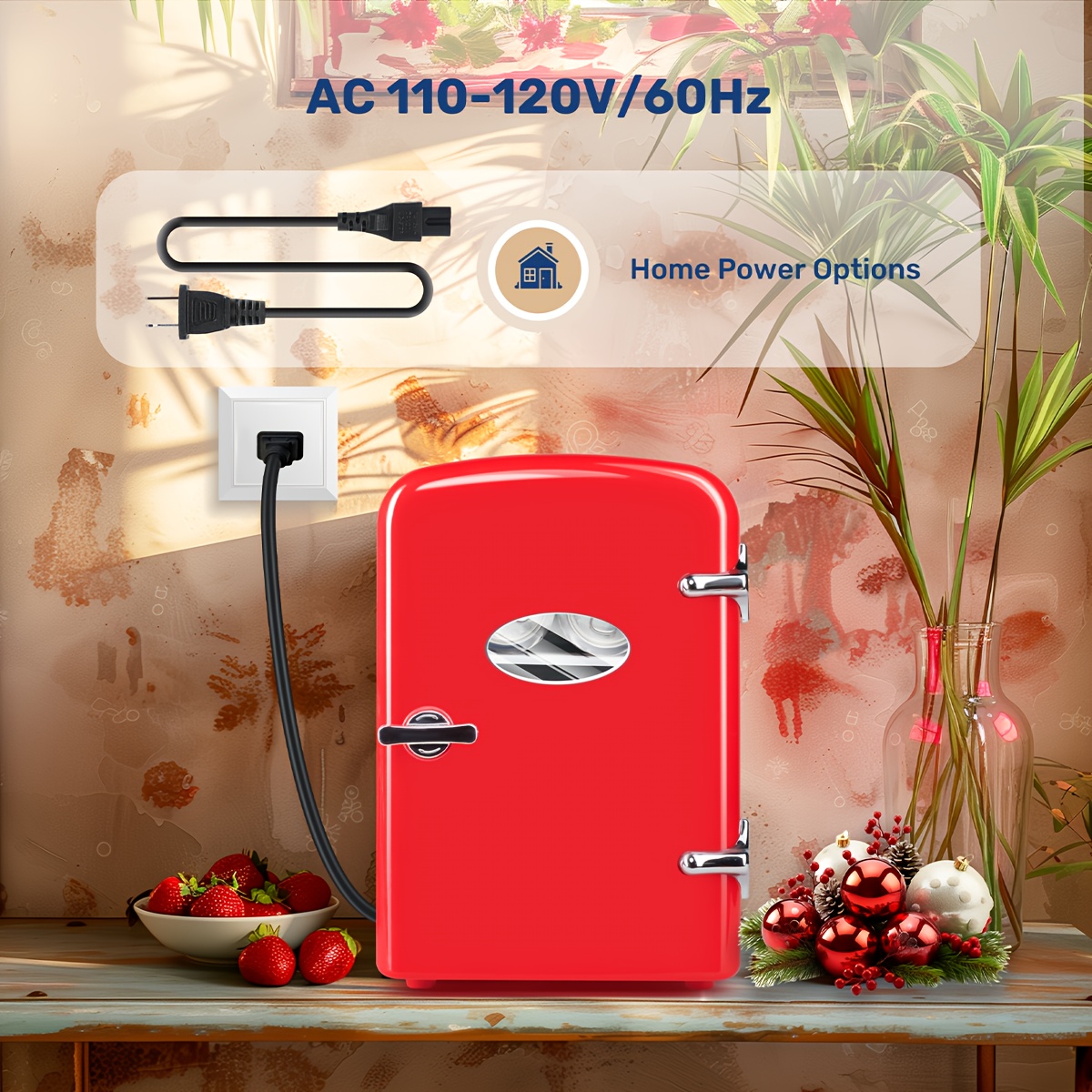 mini fridge sold on Temu United States