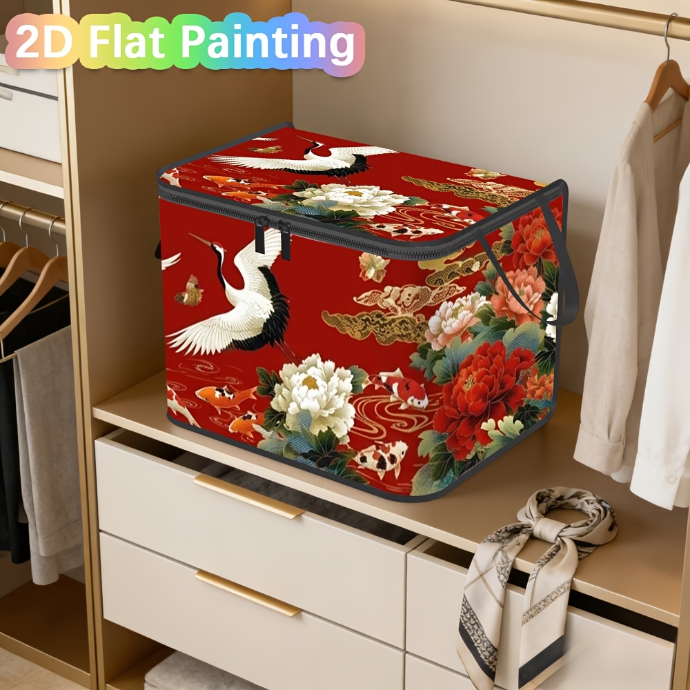 fabric storage boxes sold on Temu United States