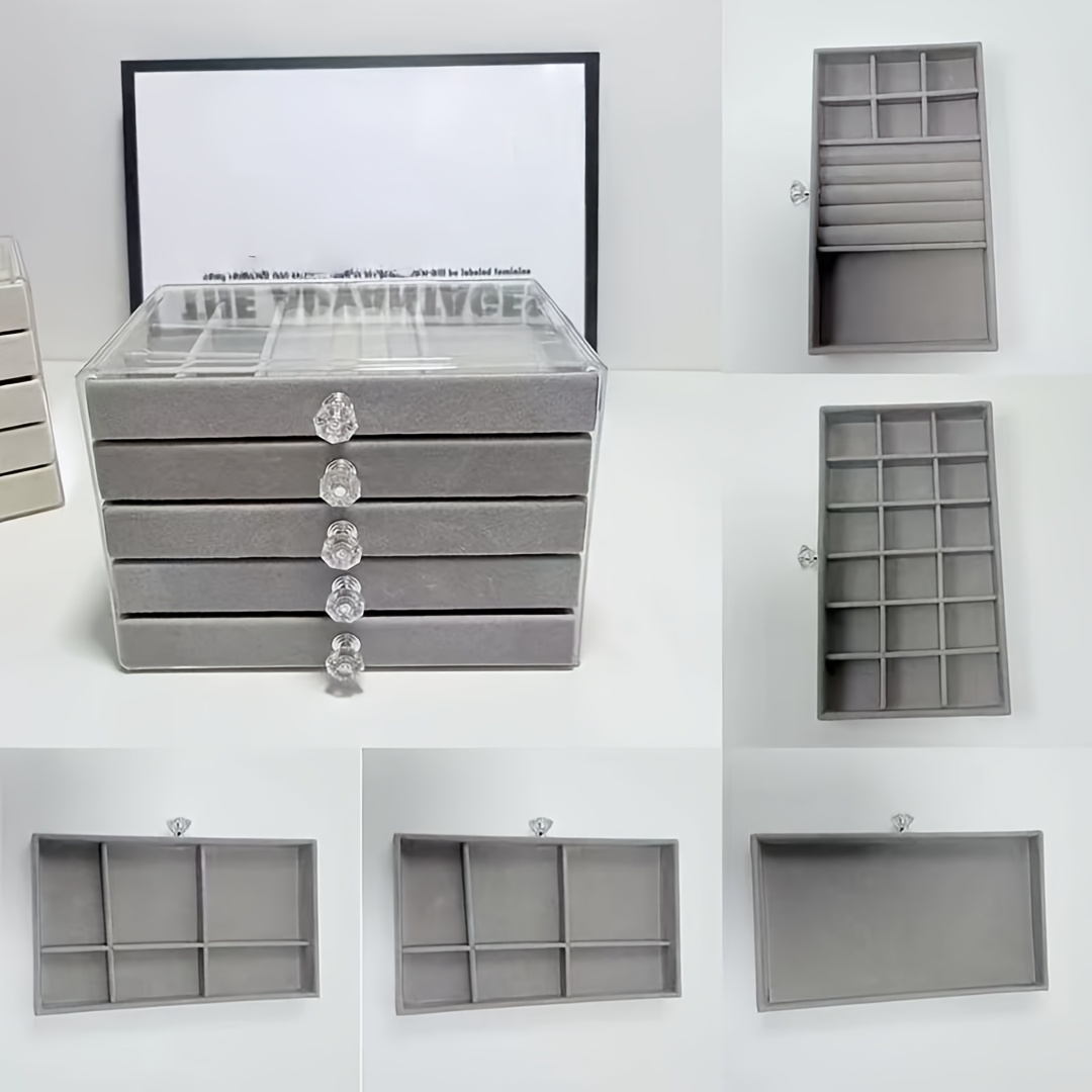 acrylic jewelry boxes sold on Temu United States
