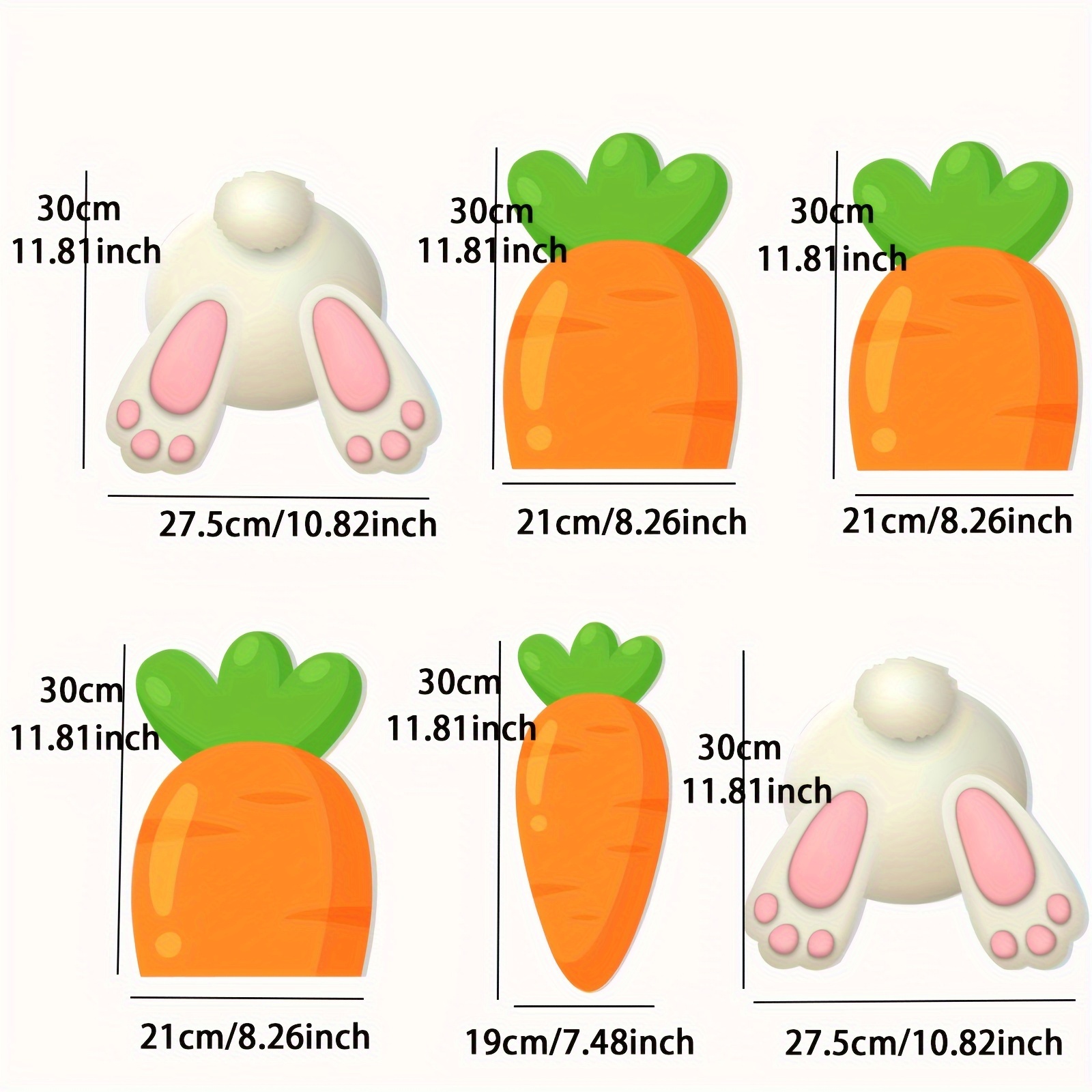 Rabbit Carrot Yard Sign Stakes Easter Signs Garden Lawn - Temu United ...