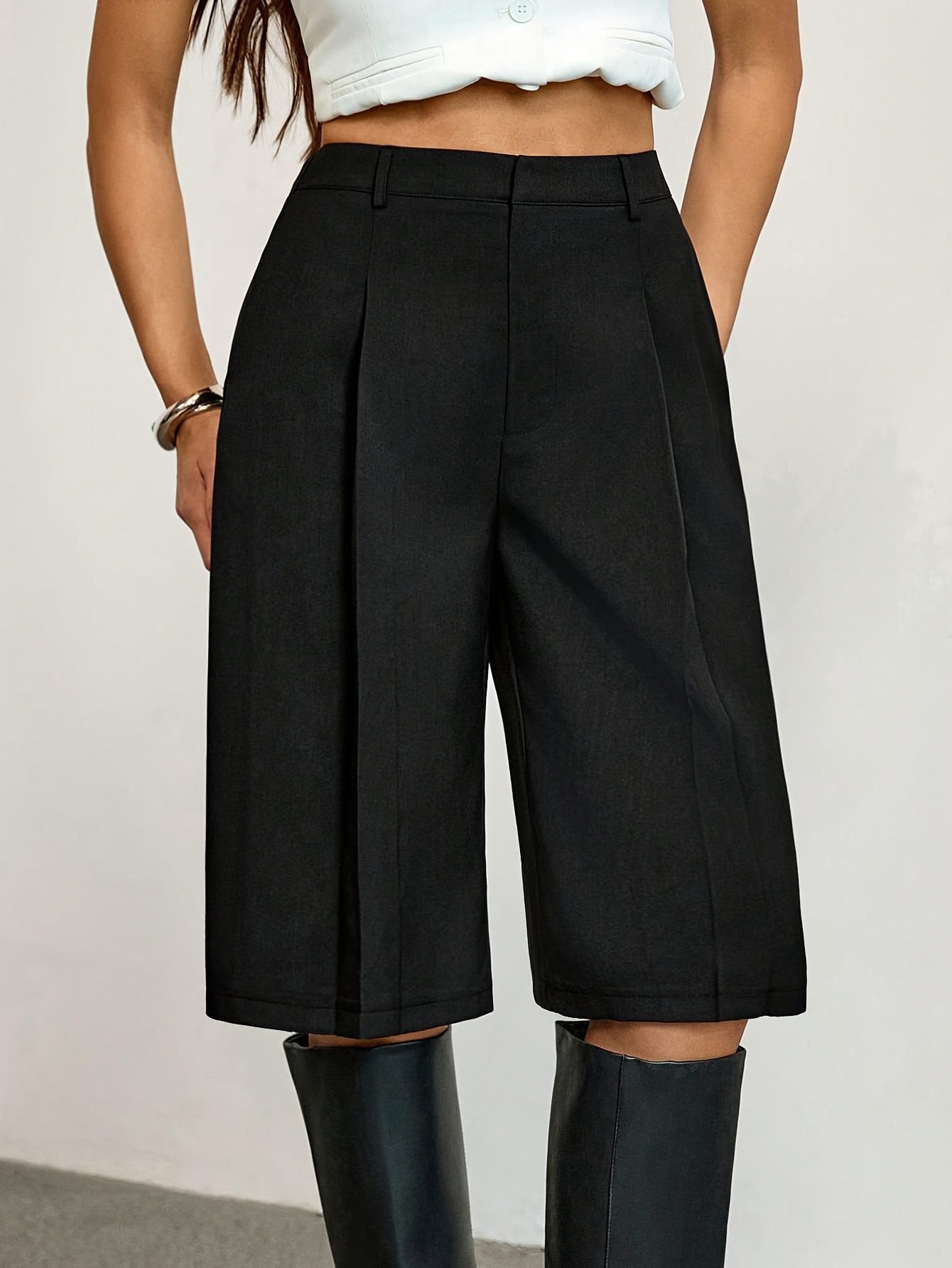 plus size bermuda shorts sold on Temu United States