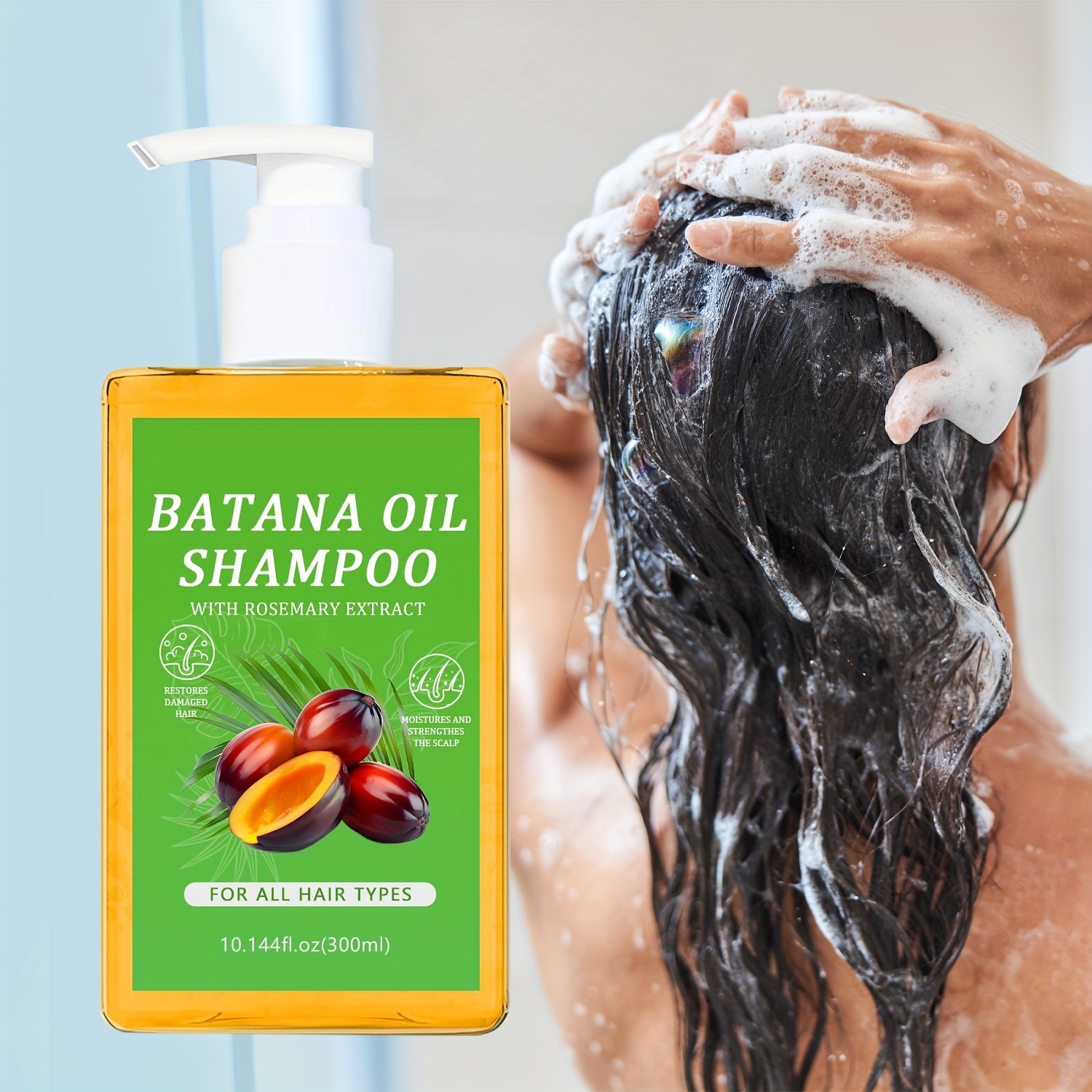 batana oil shampoo sold on Temu United States