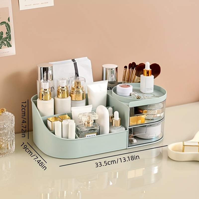 Cosmetic Storage Box Desktop Dressing Table Skincare Product - Temu ...