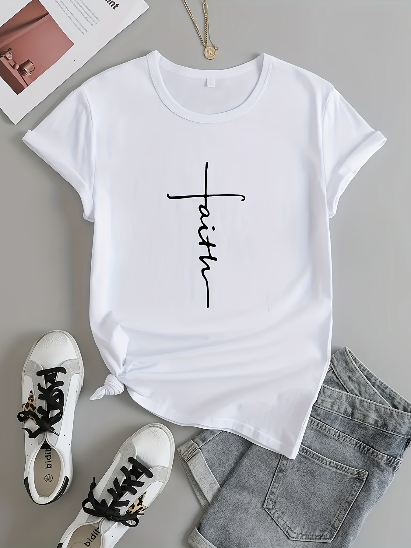 faith shirts sold on Temu United States