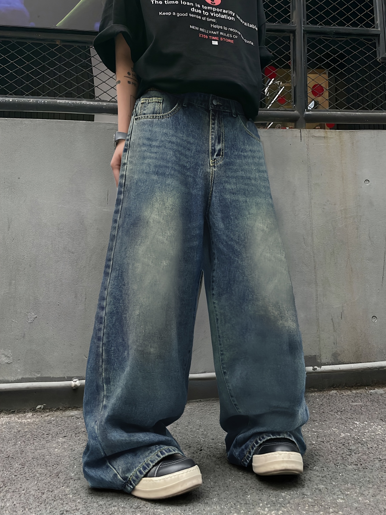 men baggy jeans sold on Temu Australia