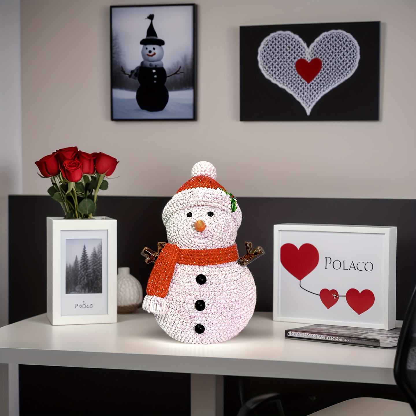 snowman decoration sold on Temu United States