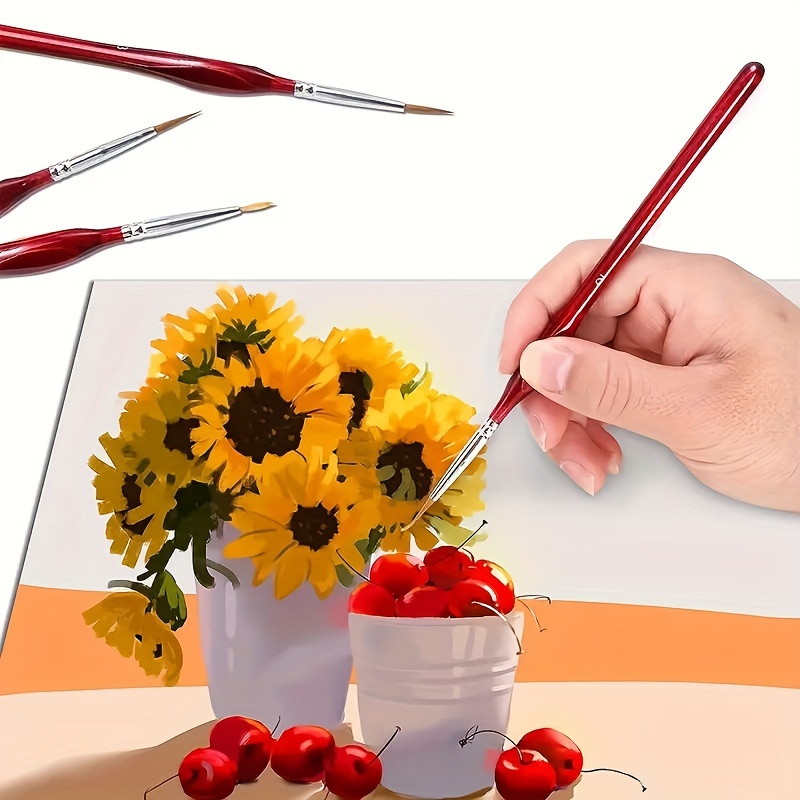 fine detail hook line pen set wooden rod watercolor - Temu Canada