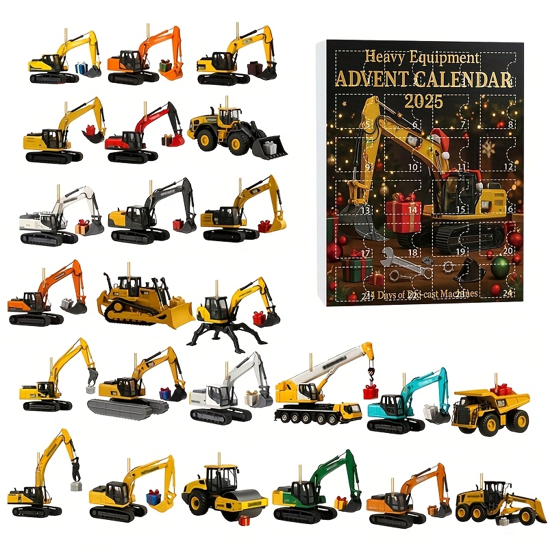 24-Style Heavy Equipment Advent Calendar – Iets van Alles by Hiertjie