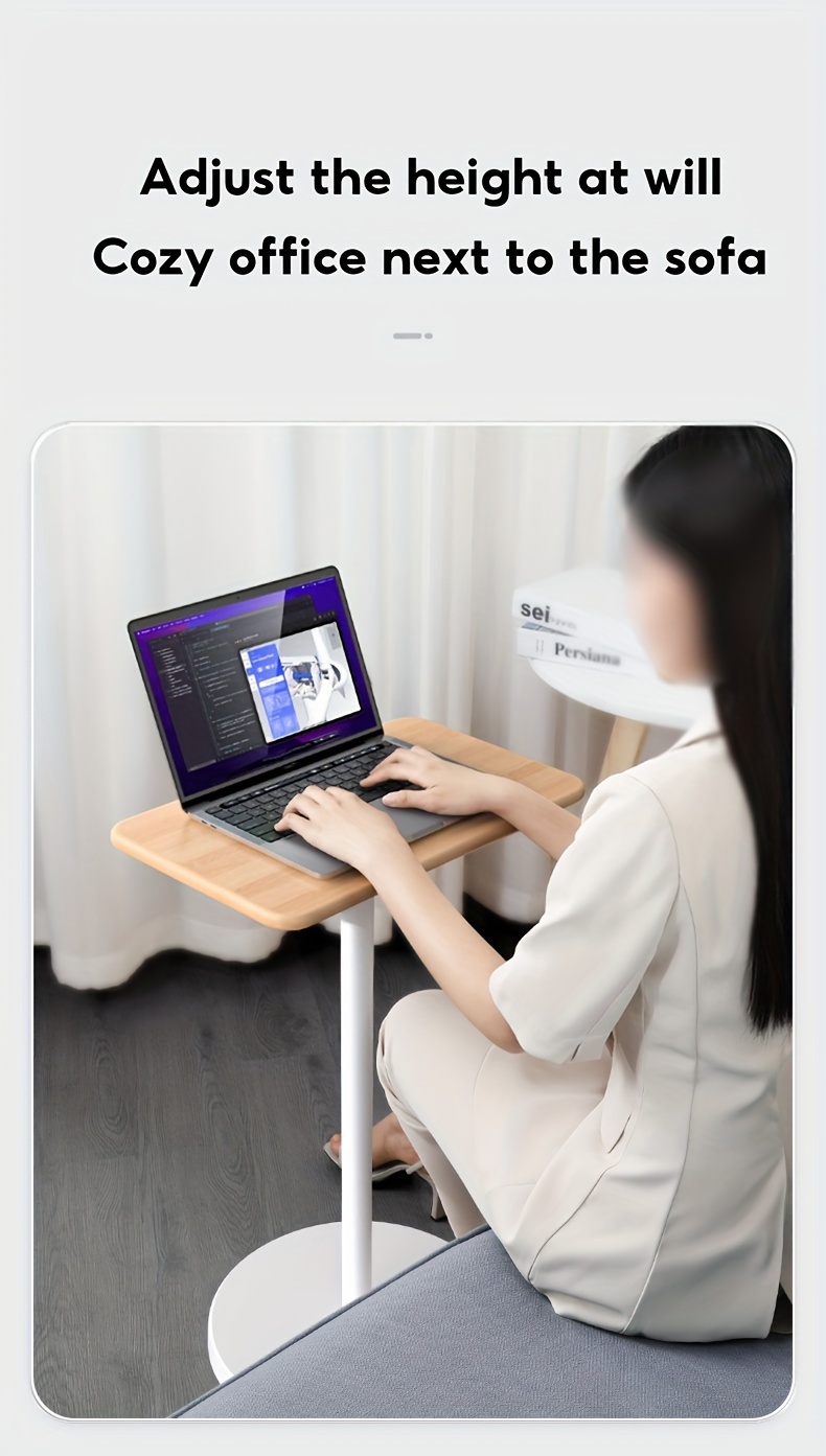 Adjustable Height Floor Stand Laptops Carbon Steel Standing - Temu New ...