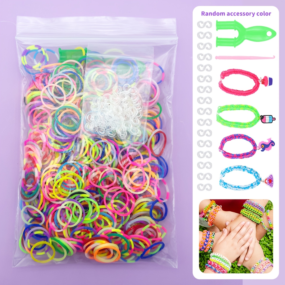 loom bands set sold on Temu United States
