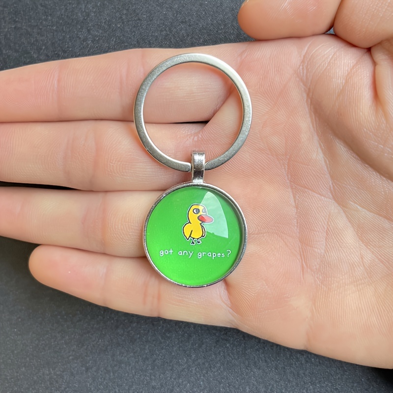 Cool Round Duck Keychain For Car Key - Jewelry & Accessories - Temu Canada