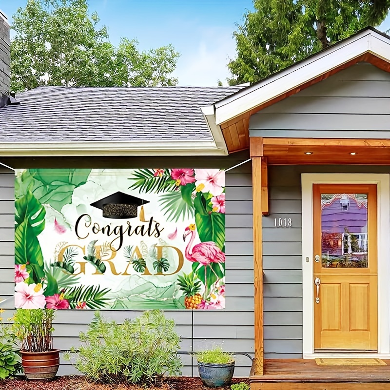 Happy Graduation Decoration Graduation Background Banner - Temu Australia