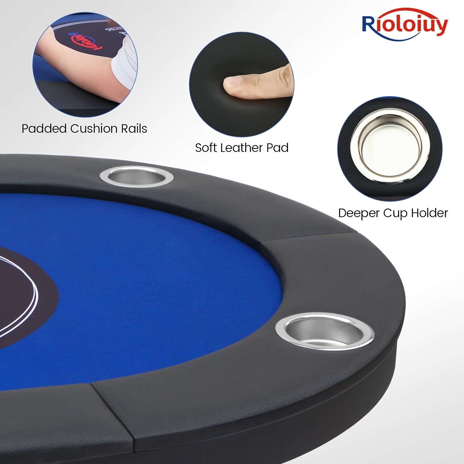 poker table foldable 8 player folding poker tables w collapsible legs ...