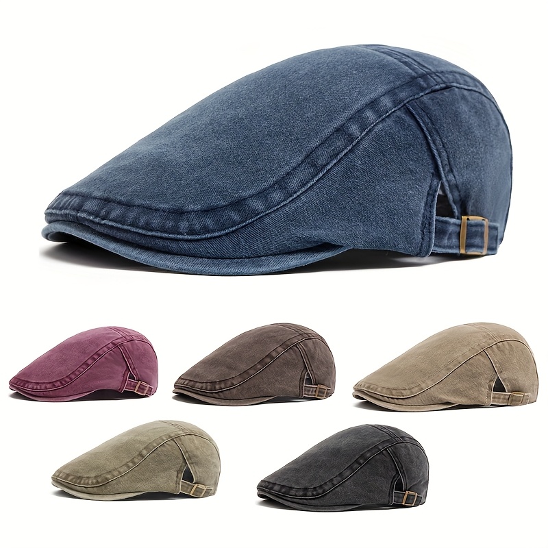 men hats newsboy sold on Temu United States