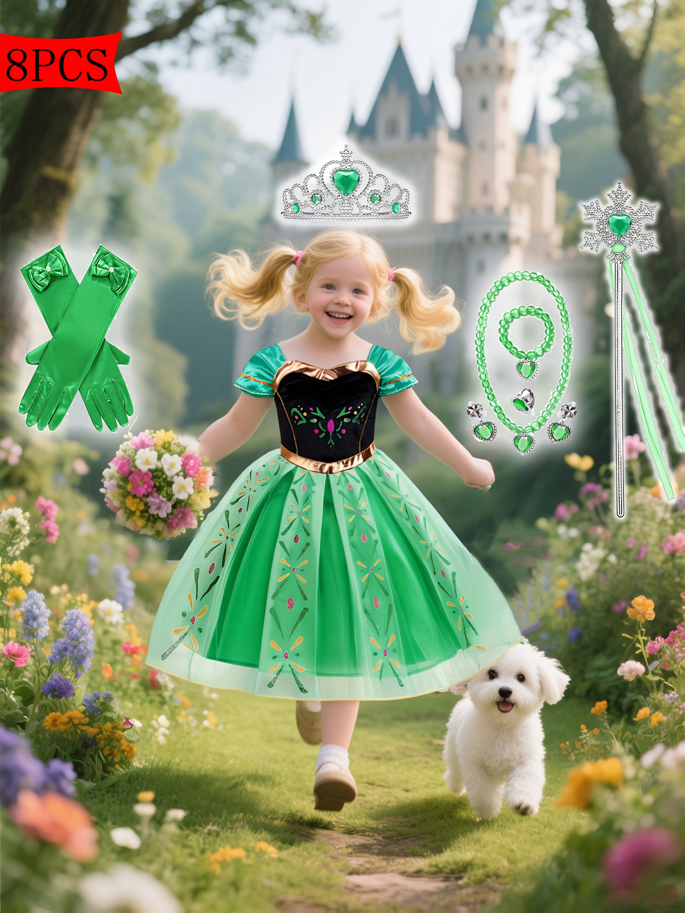 Princess Dress Up For Girls Princess Belle Costume For Girls - Yellow ...