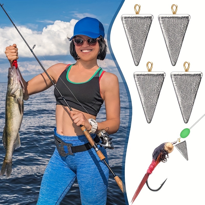 Multi size Pyramid Fishing Weights Triangle Sinkers - Temu