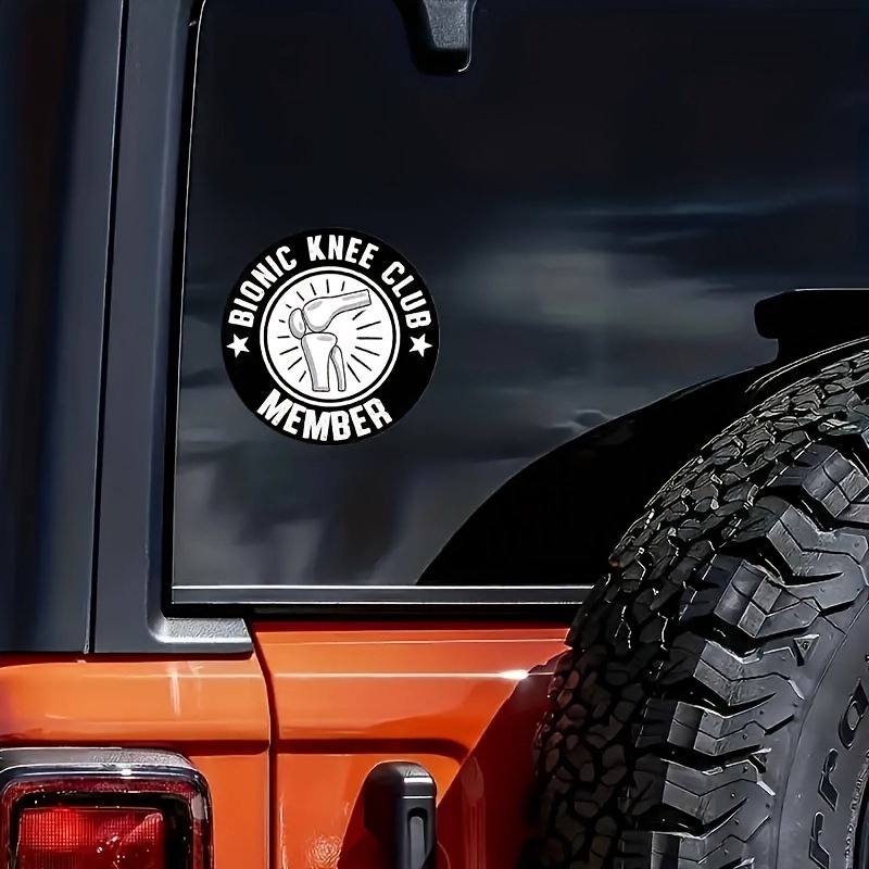 Member Decal Pvc Knee Replacement Awareness - Temu