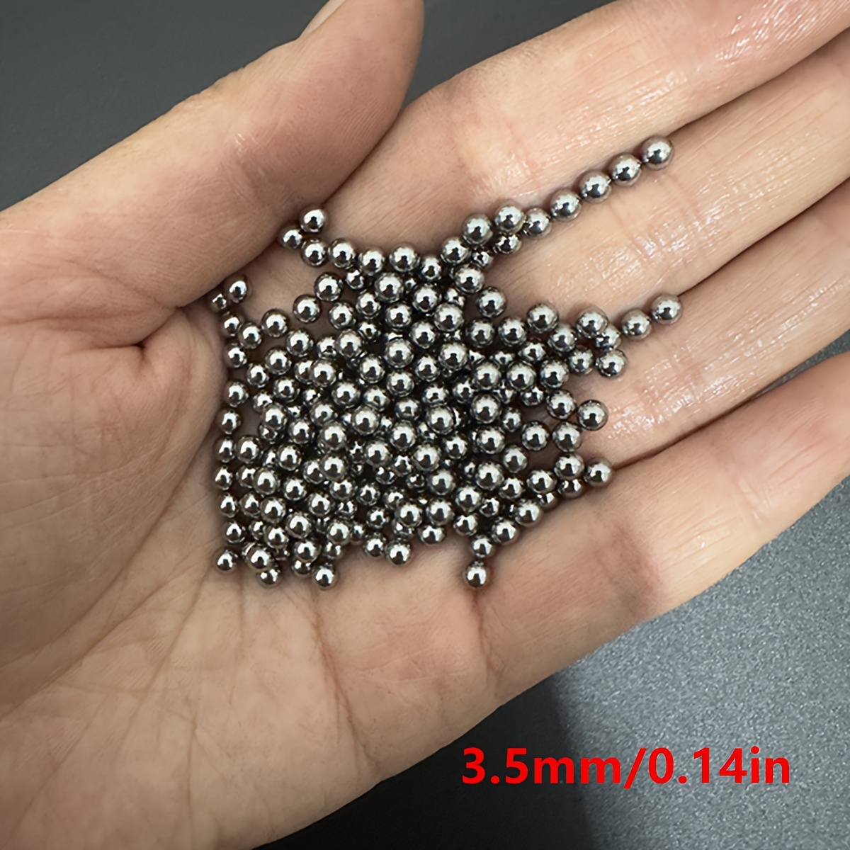 Small Size Steel Balls 10000pcs 1 Pack 3mm/0.12in 3.5mm/0.14in) High Carbon Steel Steel Balls ...