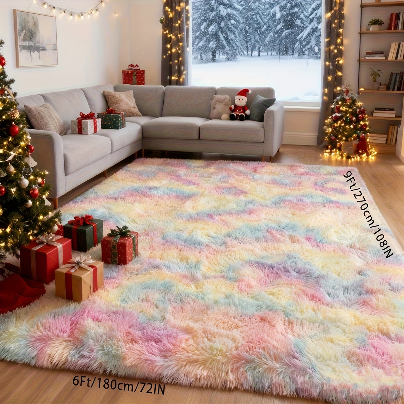 shag rug sold on Temu United States