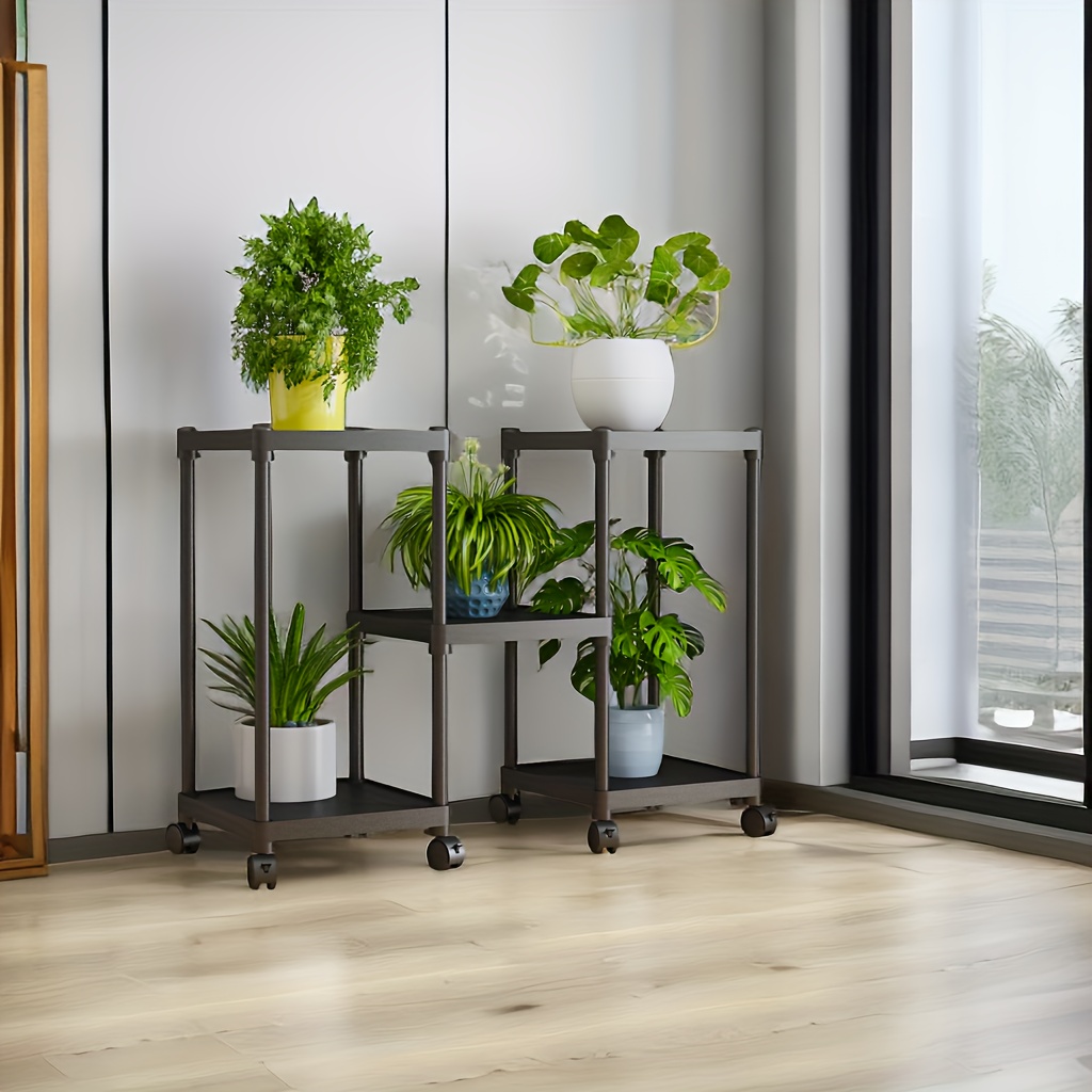 Pulley Flower Stand Rollers Balcony Living Room Multi layer - Temu ...