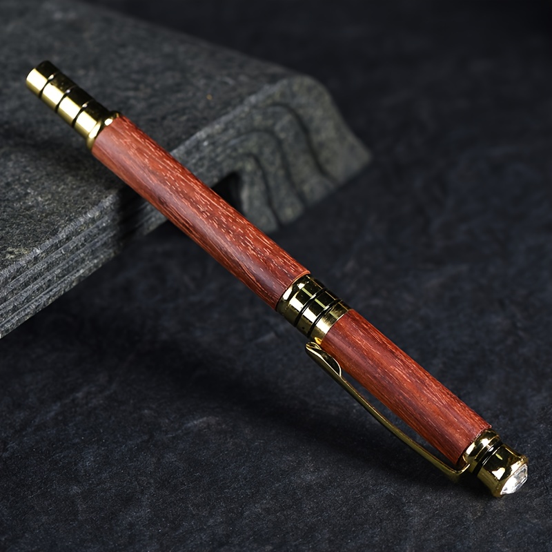 1pc Fountain Pen Retro Wooden Handicraft Pen Collection Classic Style ...