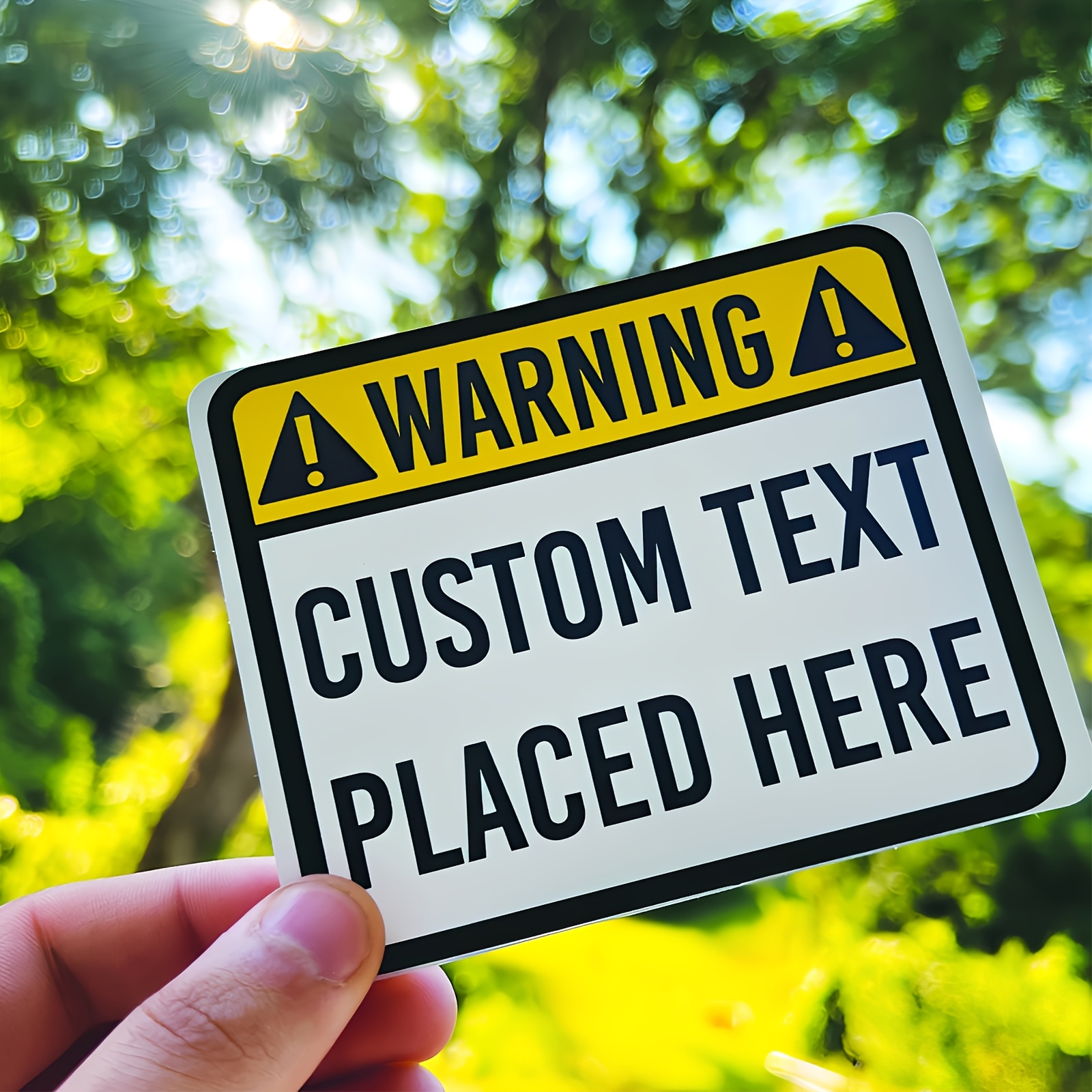 warning signs sold on Temu New Zealand