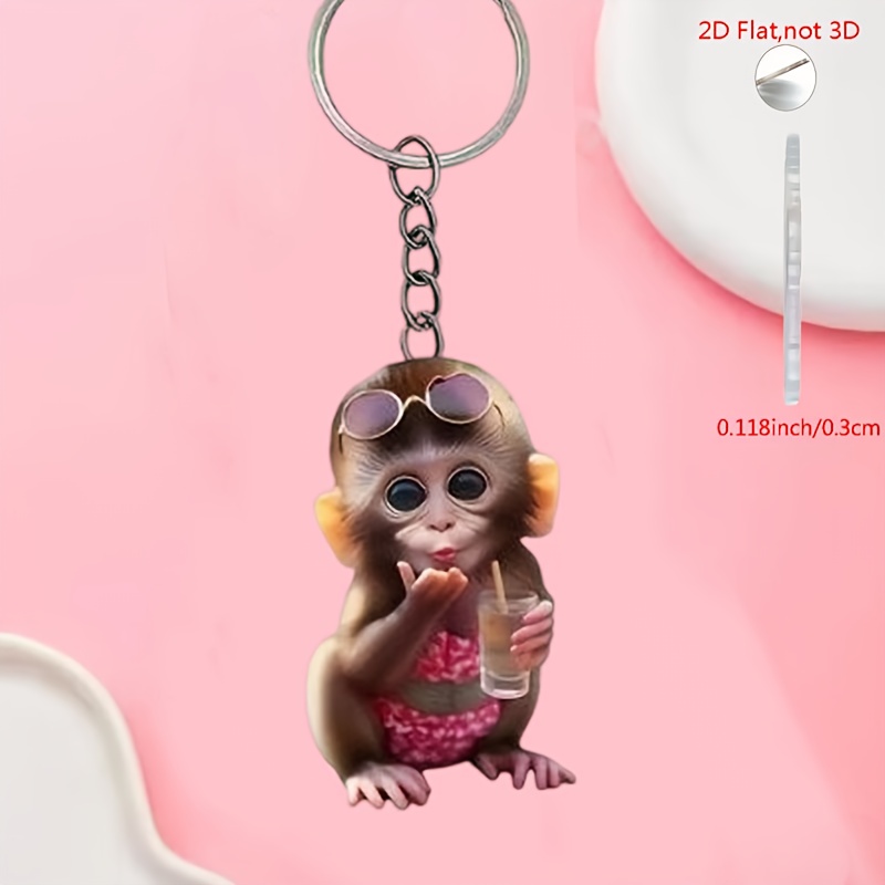 monkey keychains sold on Temu United States