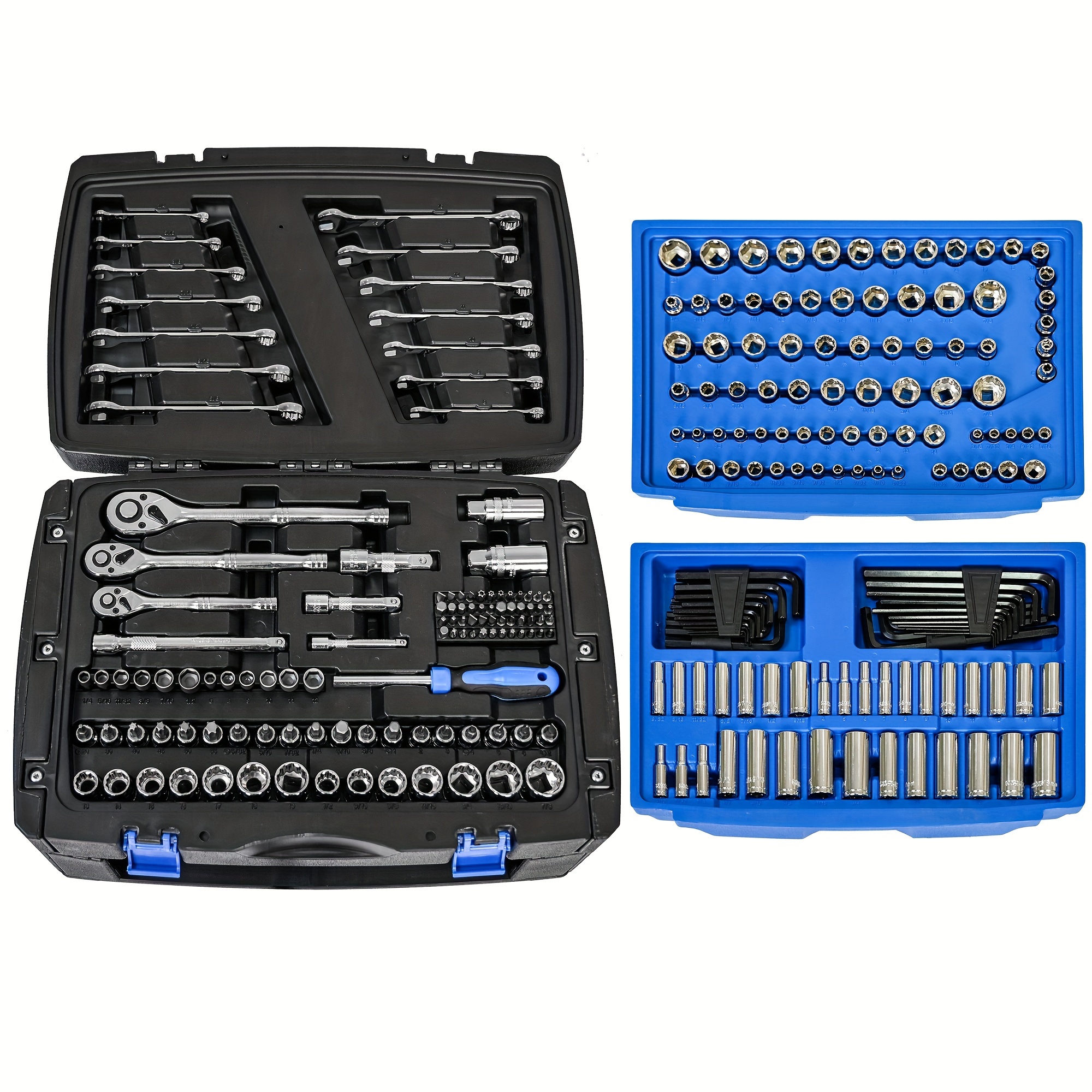 Black Hand Tool Box With Toolset 266pcs, The Caja De Herramientas Para ...