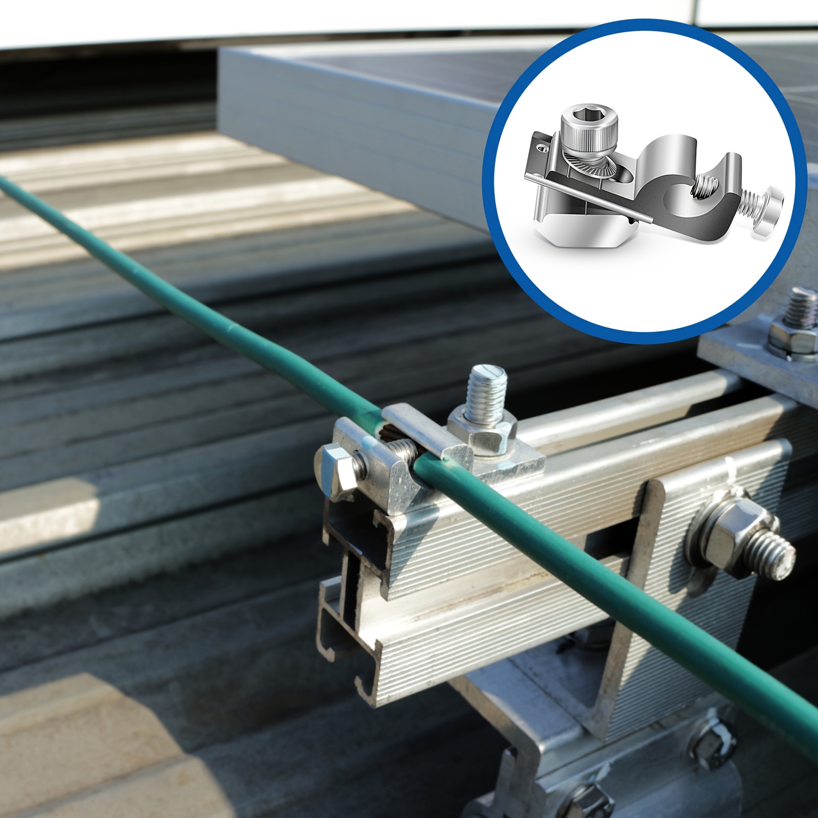 Floor Grounding Lug Solar Panel Grounding Clip Solar - Temu Australia