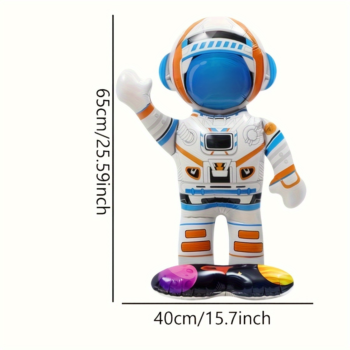 3d Astronaut Rocket Foil Balloons Perfect Outer Space Themed - Temu
