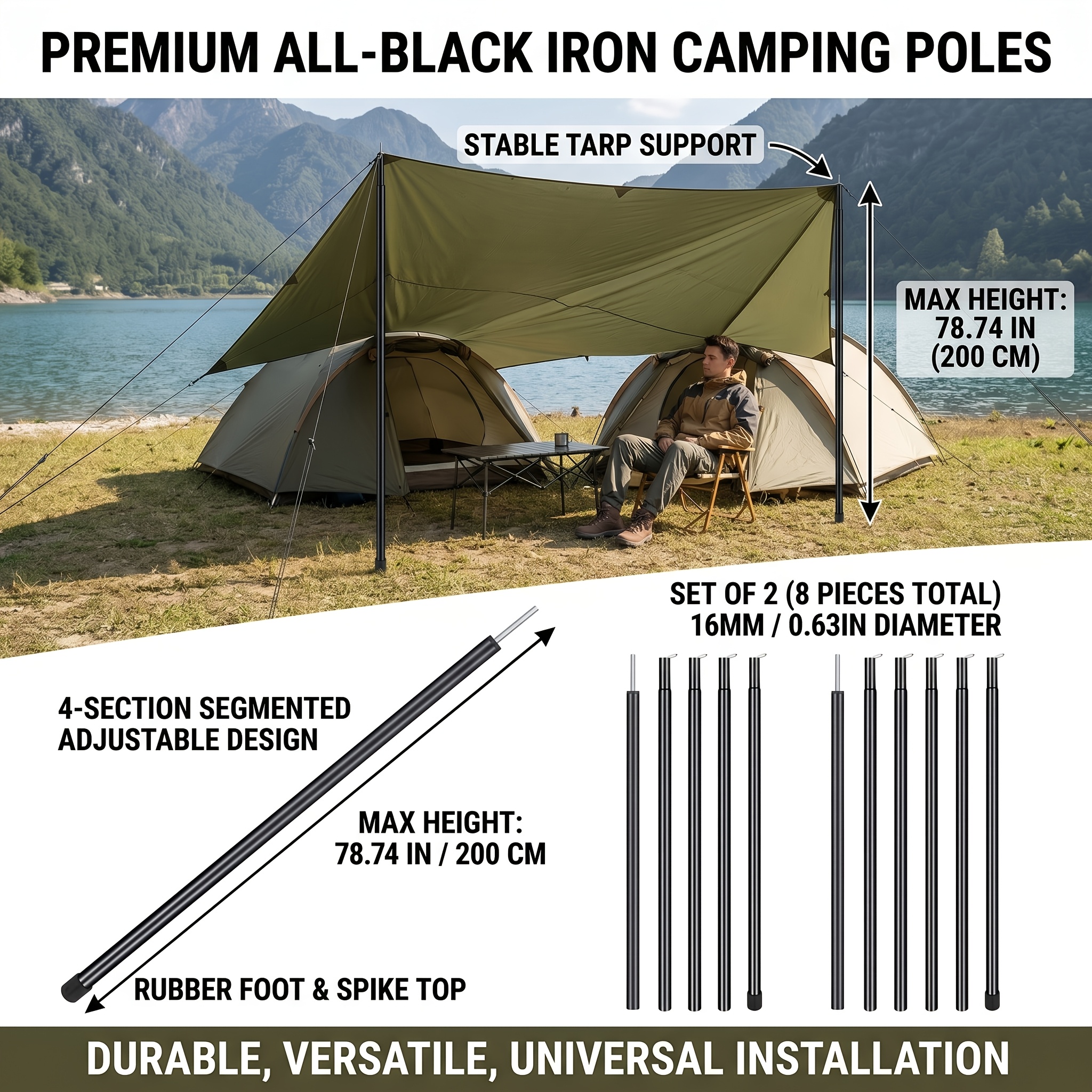 ultralight tent pole - Switzerland