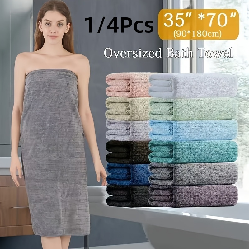 large bath towels sold on Temu United States