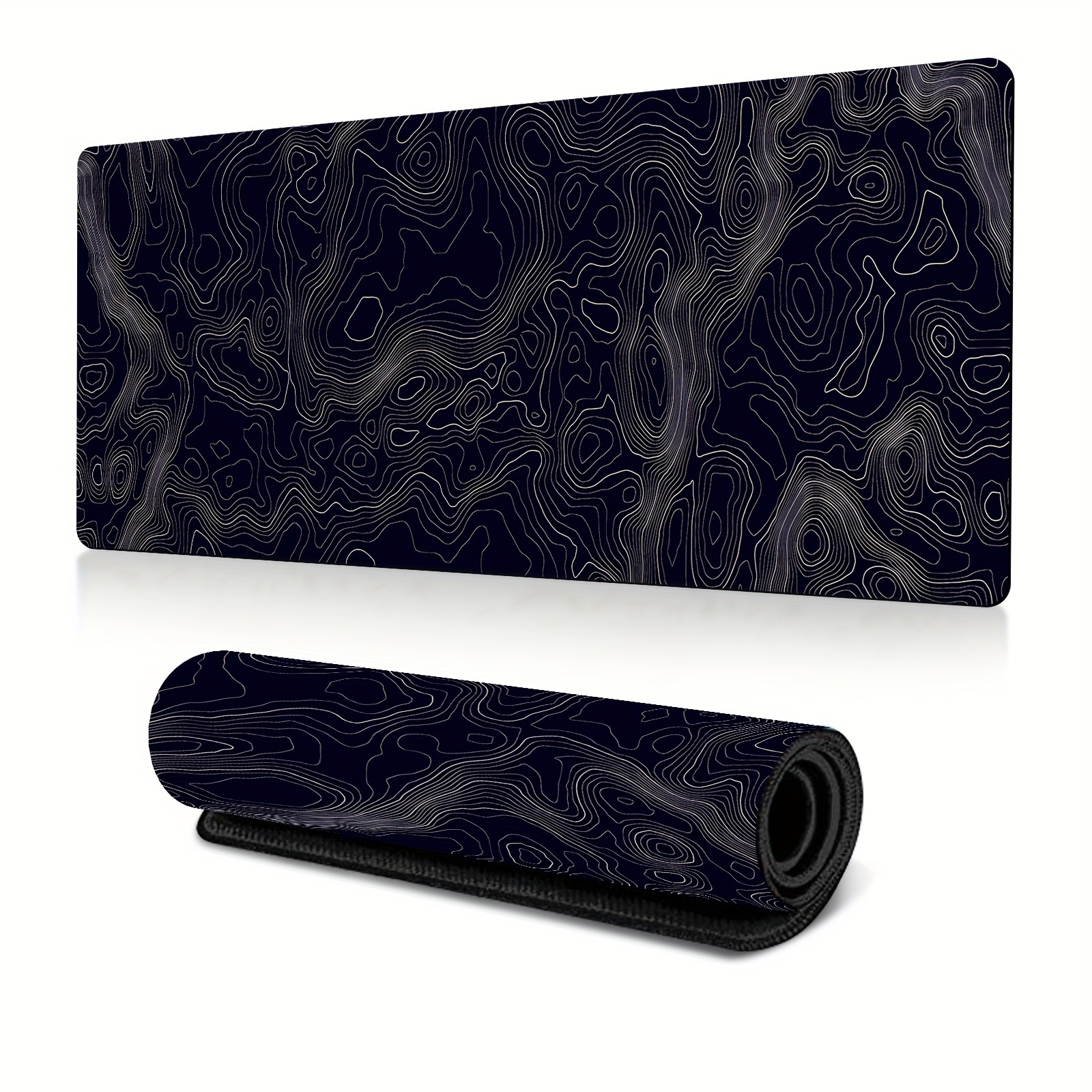 topographic contour extended big mouse pad large gaming - Temu South Africa