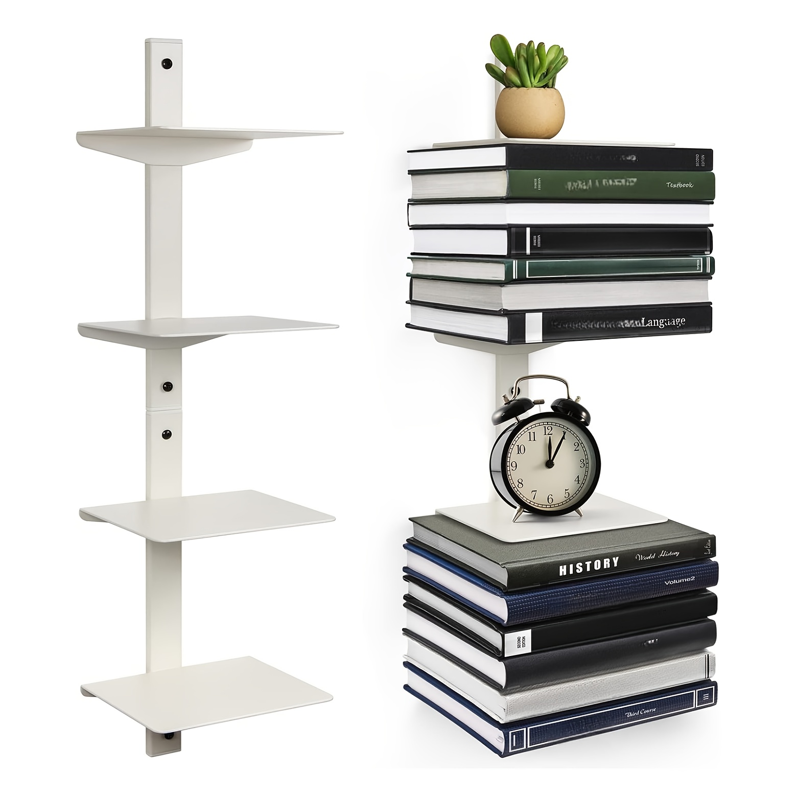 Invisible bookshelf tower store