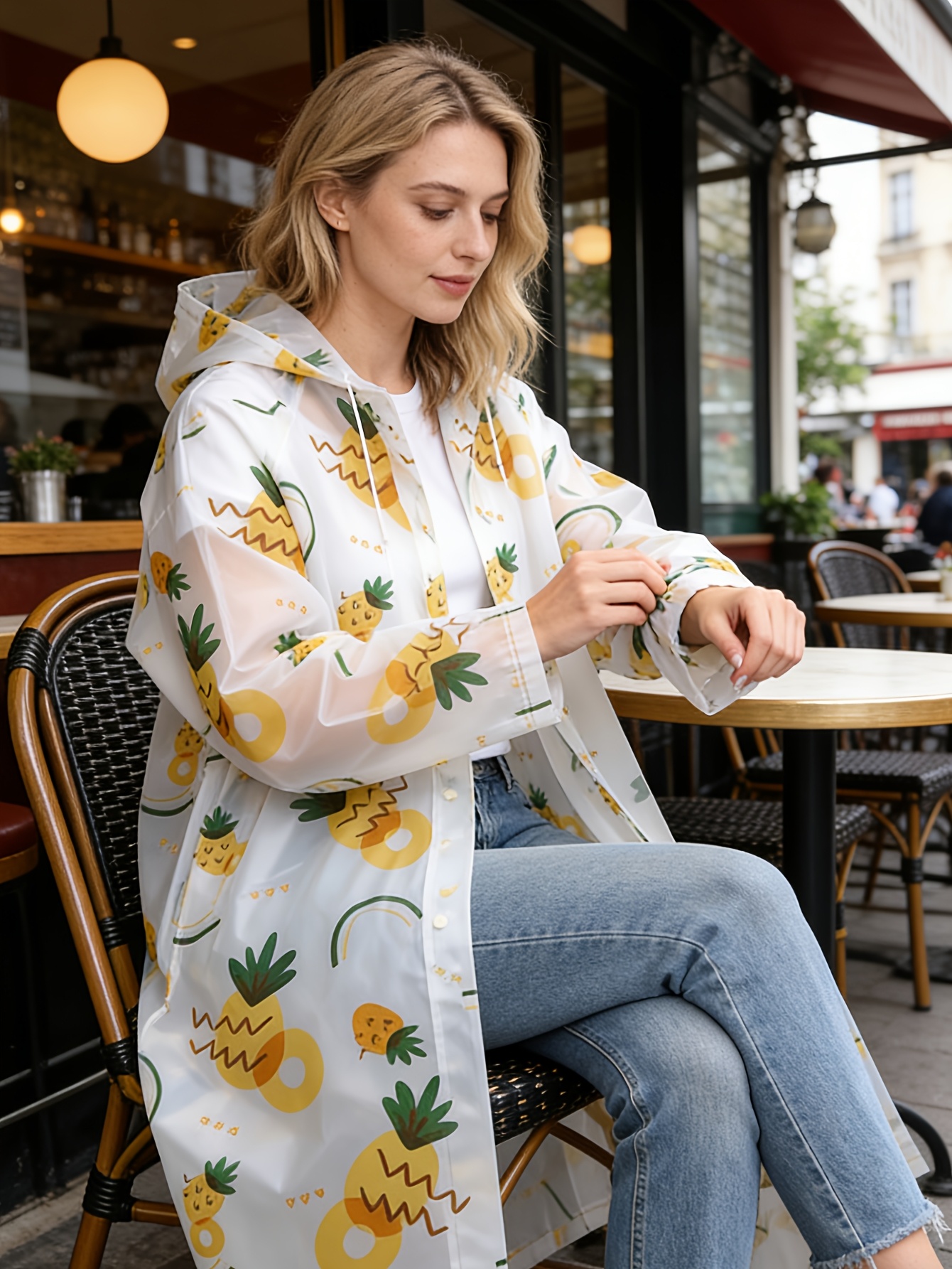 raincoat travel sold on Temu United States