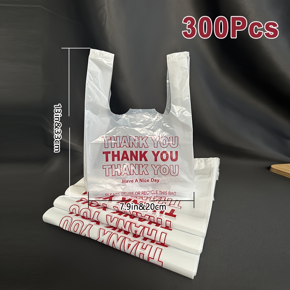 Bulk plastic bags with handles store