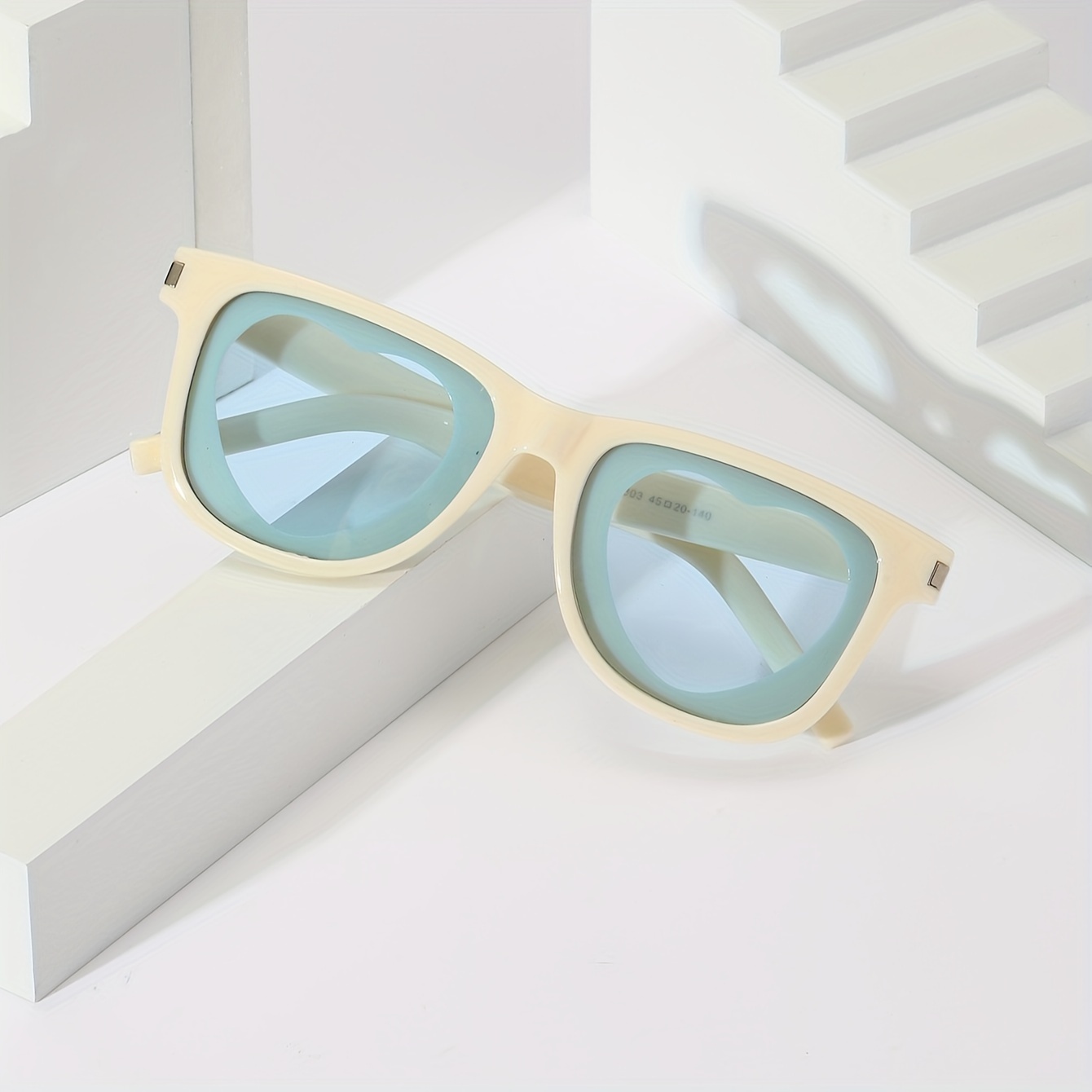 Womens Retro Sunglasses Soft Girl Style Love Heart Temu Canada