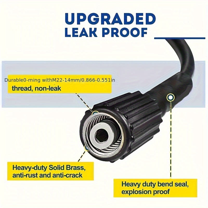 "safety enhanced" High pressure Washer Hose proof - Temu Canada