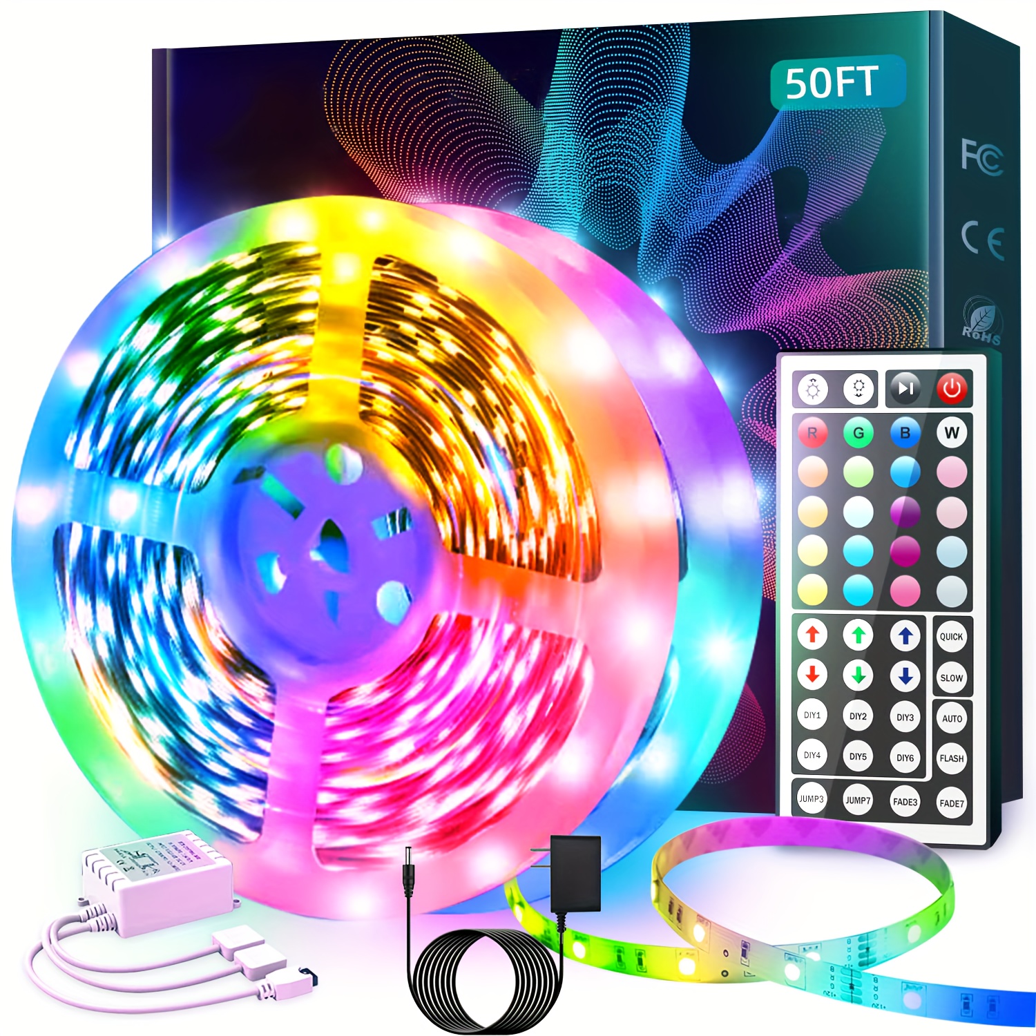 led lights sold on Temu United States