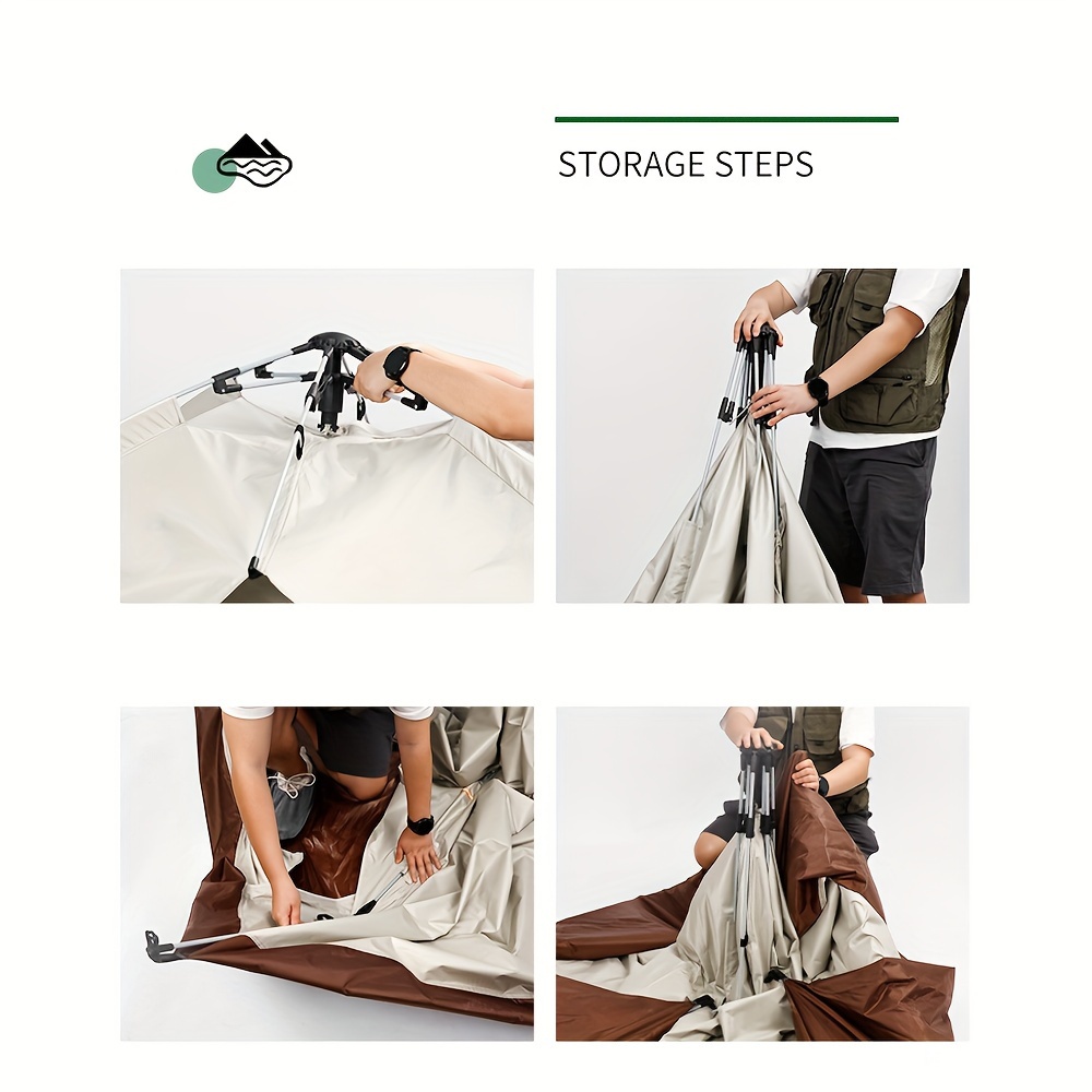 Outdoor Self Driving Travel Camping Tent Automatic Quick Opening Tent ...