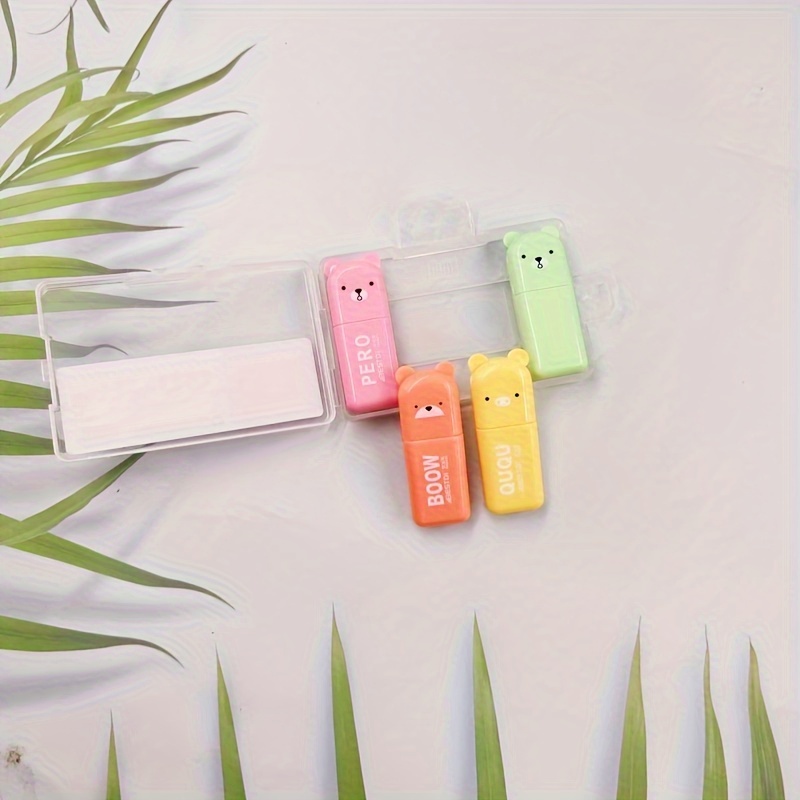 Mini Highlighter Set Macaron 4 Colors Light Color - Temu United Kingdom