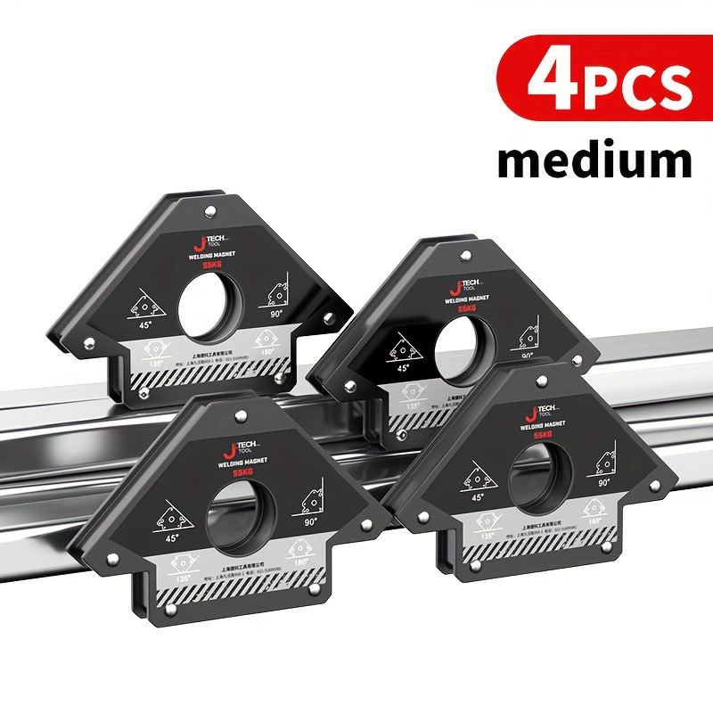 4pcs Strong Magnetoelectric Welding Fixer Right angle Magnet - Temu ...