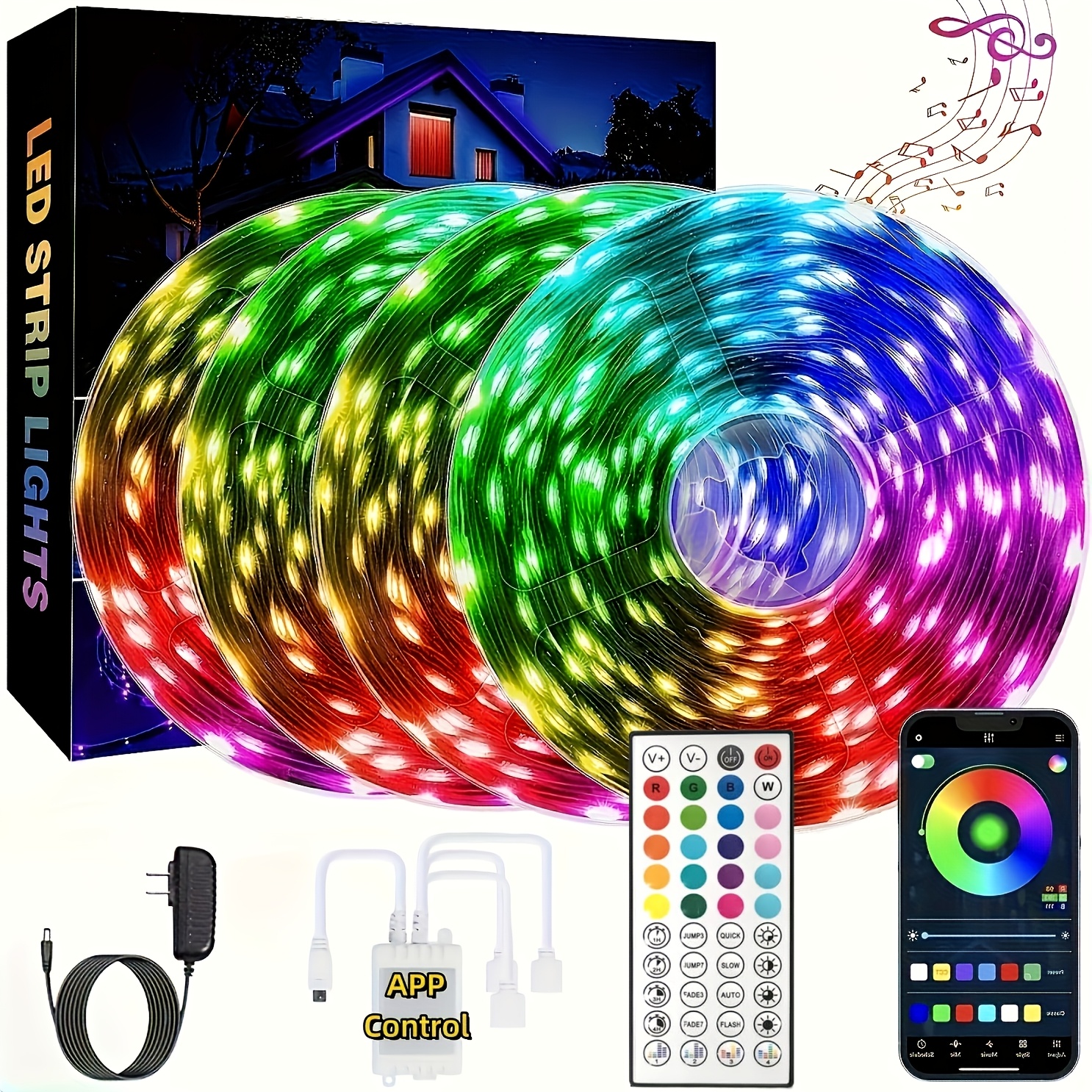 led lights sold on Temu United States
