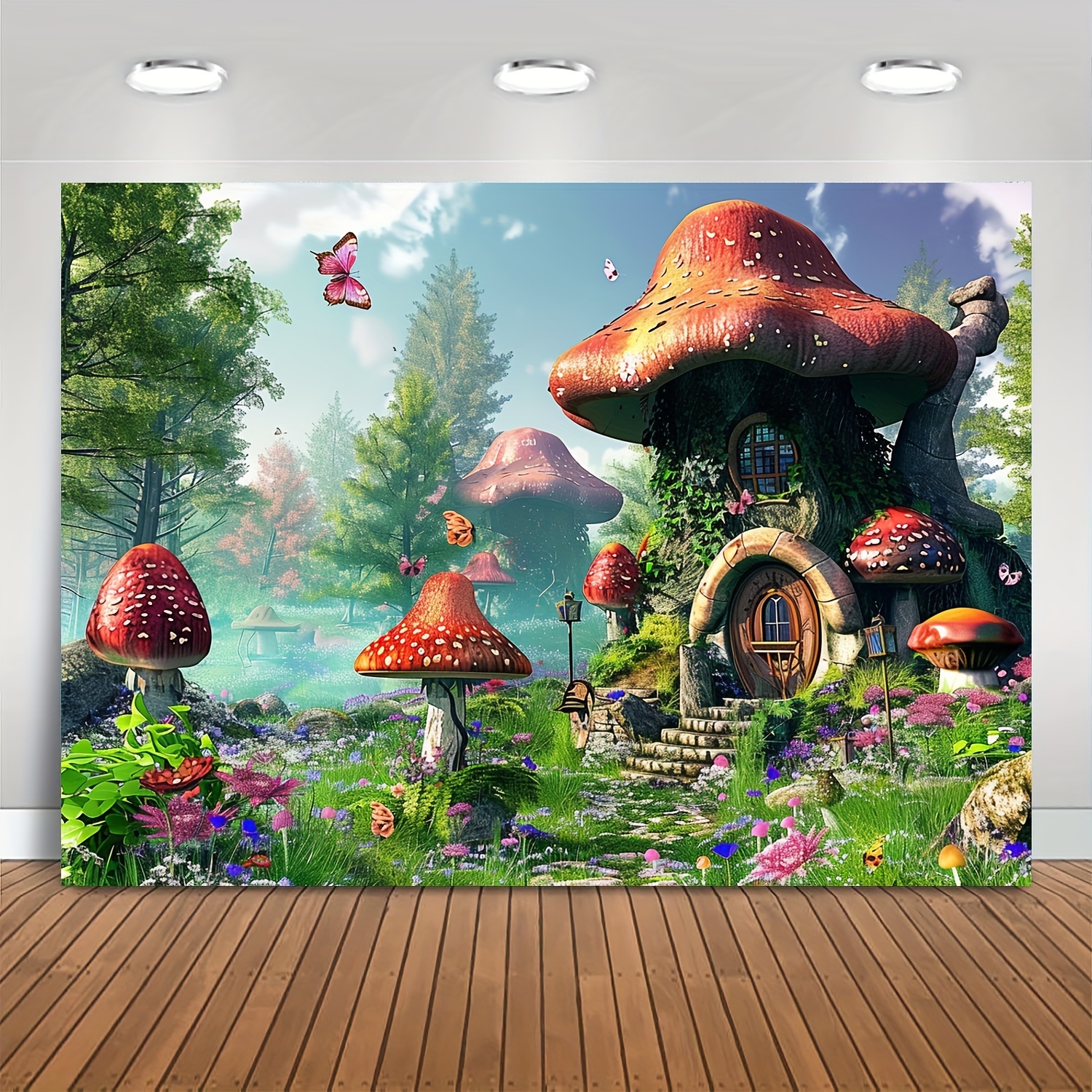 Spring Fantasy Magic Forest Background Fairy Tale Wonderland - Temu New ...